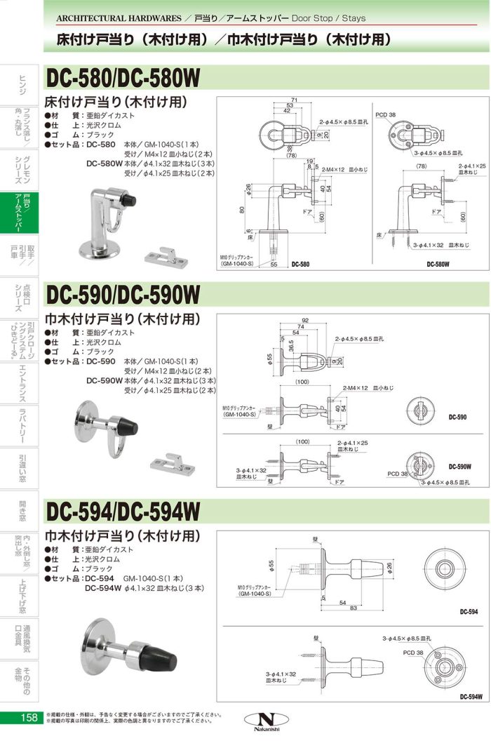 DC-580 : 中西産業株式会社